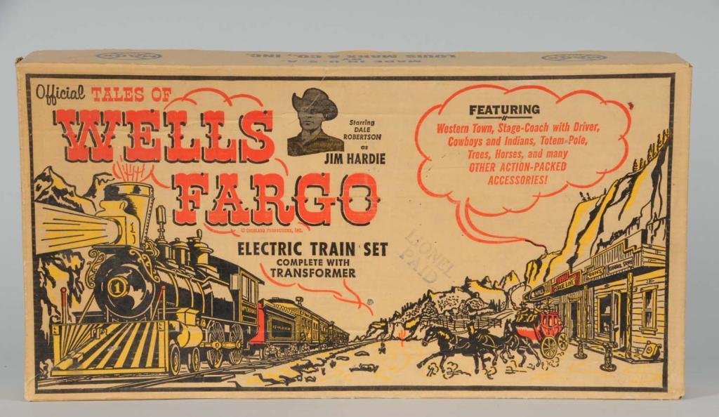 Marx Outfit #54762 O-Gauge Wells Fargo Train Set.