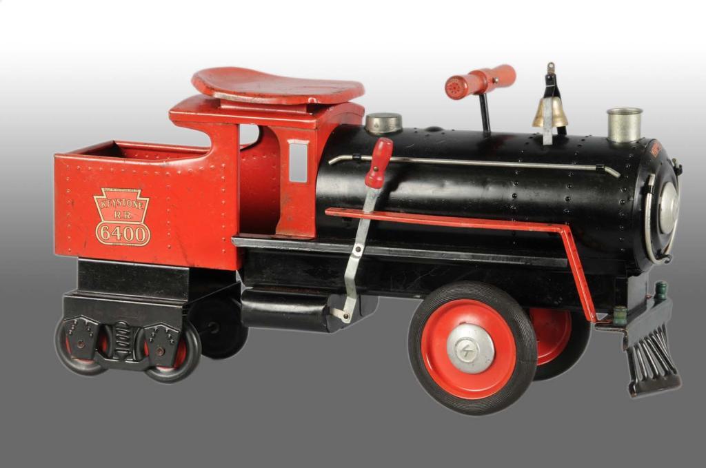 Pressed Steel Keystone 6400 Ride-On Locomotive Toy