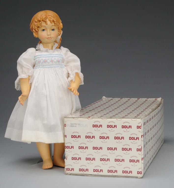 Dolfi Carved Wood Doll Susie.
