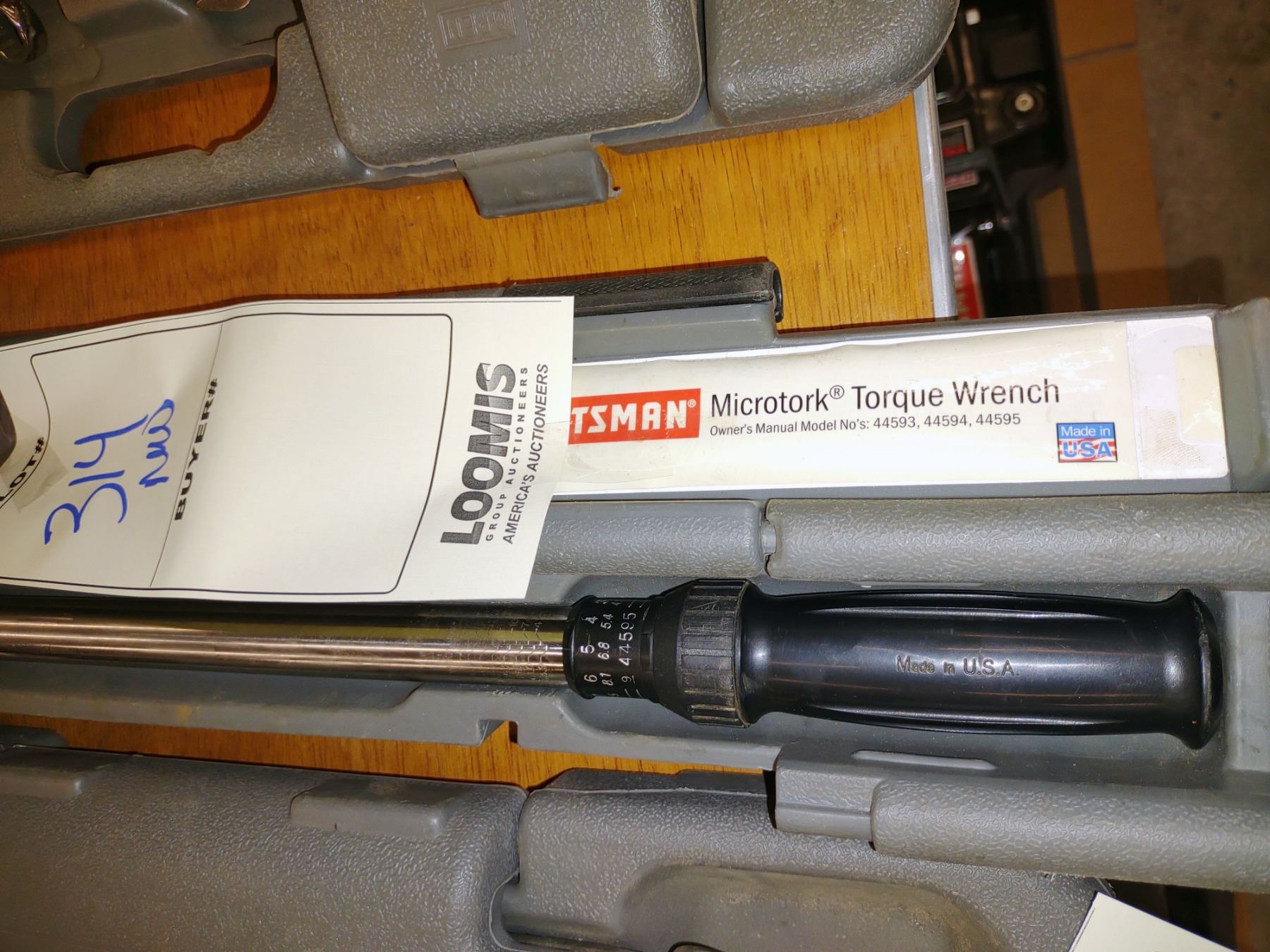 NEW CRAFTSMAN MICROTORK 1/2 IN. DRIVE TORQUE WRENCH w/CARRYING CASE