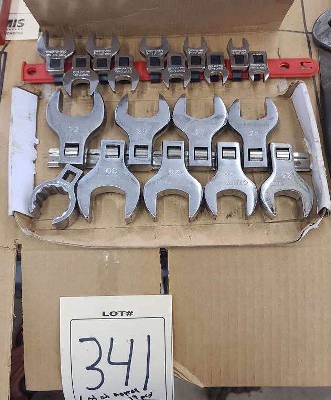 NEW CRAFTSMAN CROW FOOT WRENCH SET AND SONET JUMBO CROW FOOT WRENCH SET ...