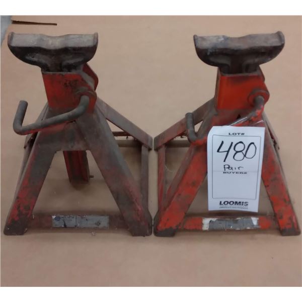 PAIR OF 5.5 TON JACK STANDS