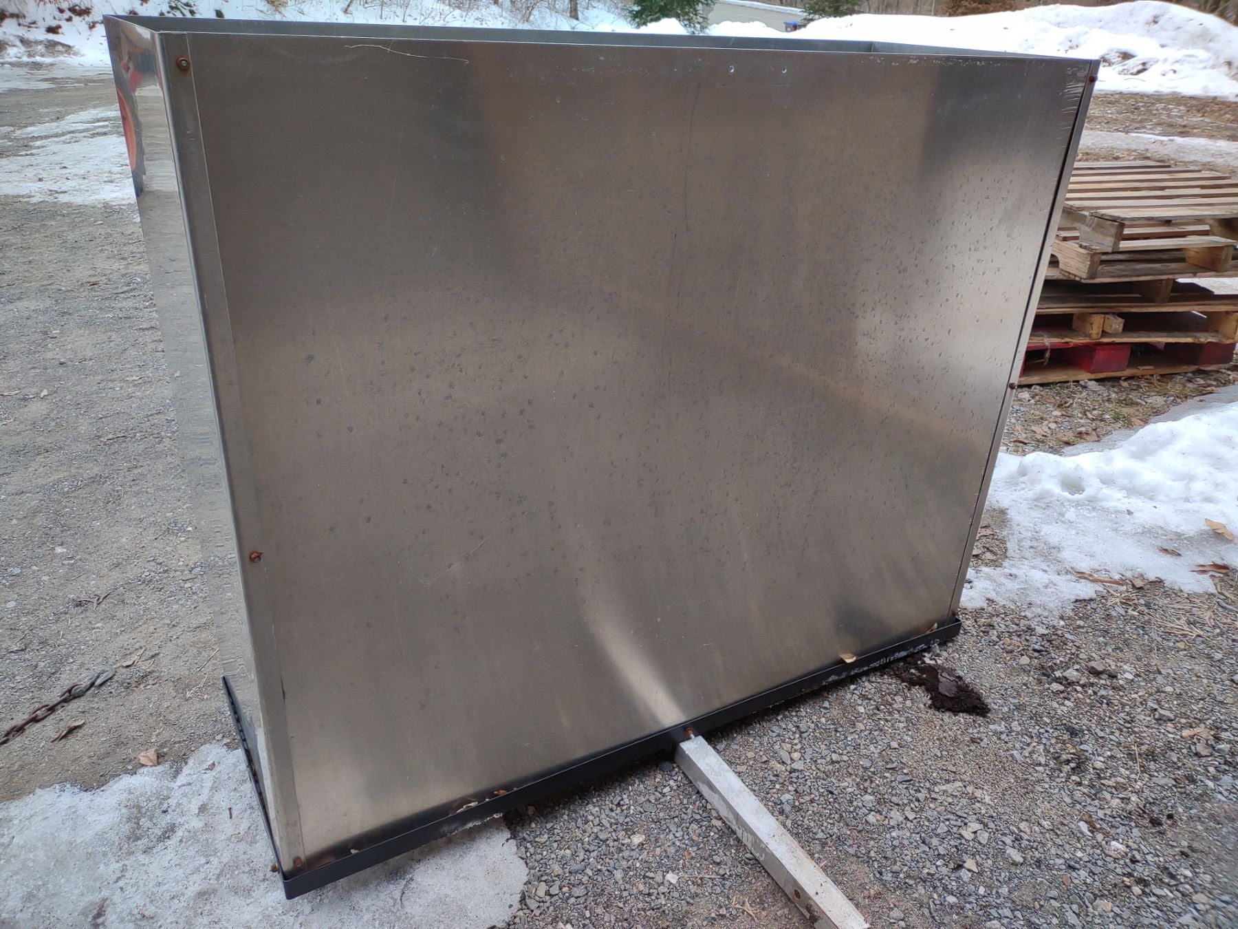 Hitch Insert Large custom SS box bin, Hvy gauge alum AKA 241B