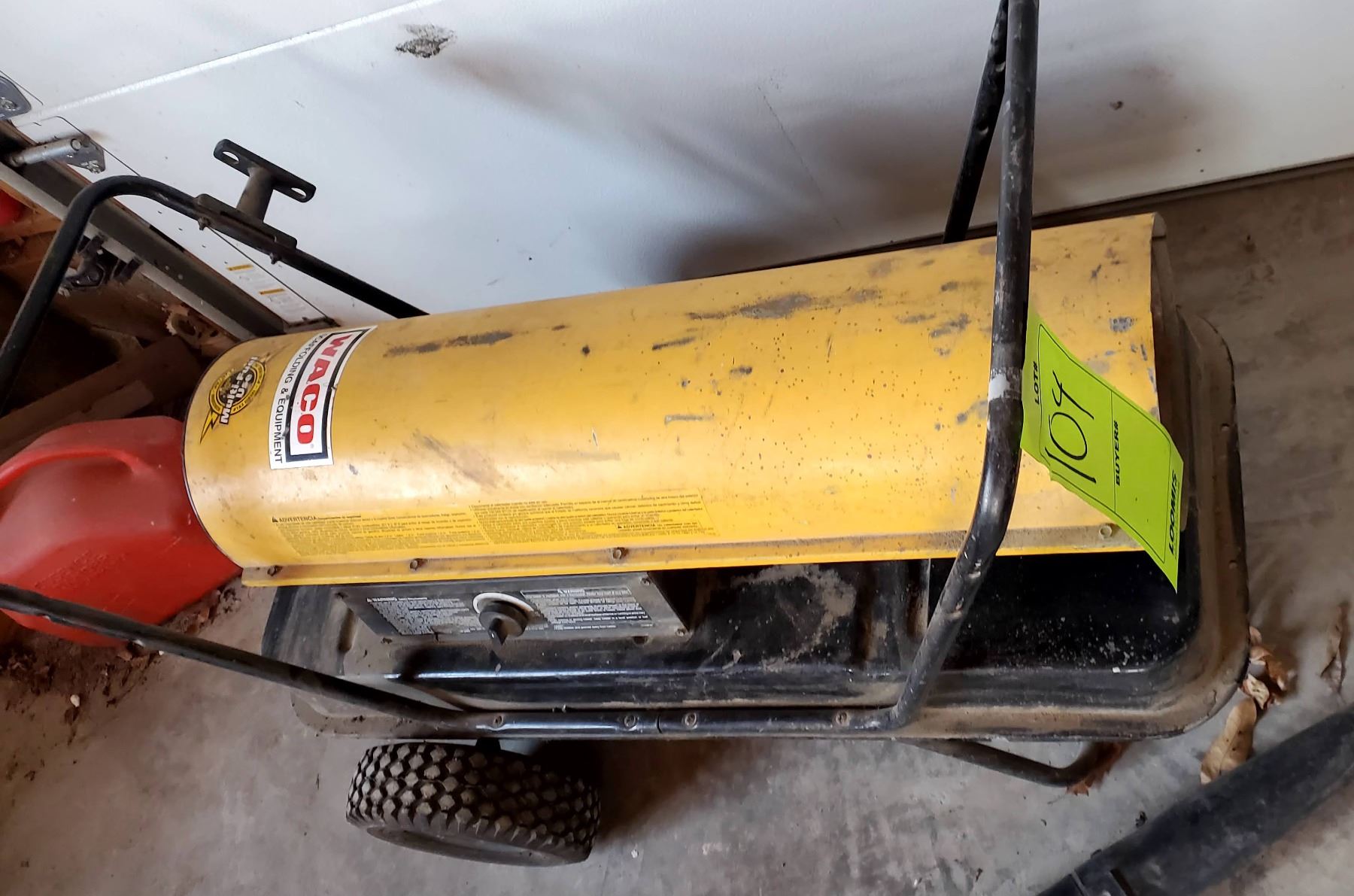 WACO MASTER 165,000 BTU KEROSENE/MULTI FUEL USE FORCED AIR HEATER