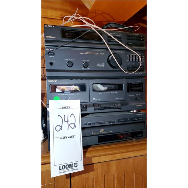 SONY LBT-V102 STEREO SYSTEM WITH SPEAKERS