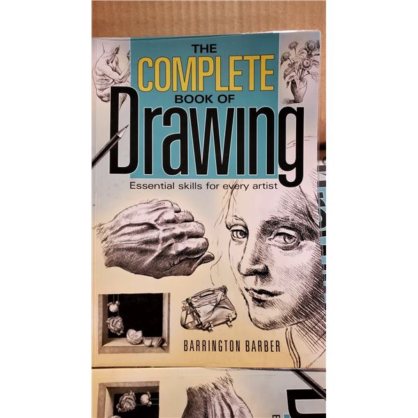 THE COMPLETE BOOK OF DRAWING ADULT ART BOOK- ESSENTIAL SKILLS FOR EVERY ...