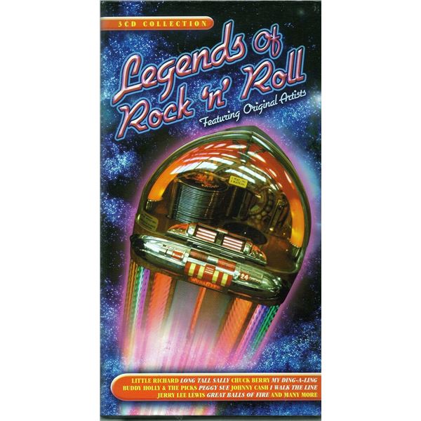 LEGENDS OF ROCK-N-ROLL COLLECTION, 3 CD BOX SET / RETAIL $29.99