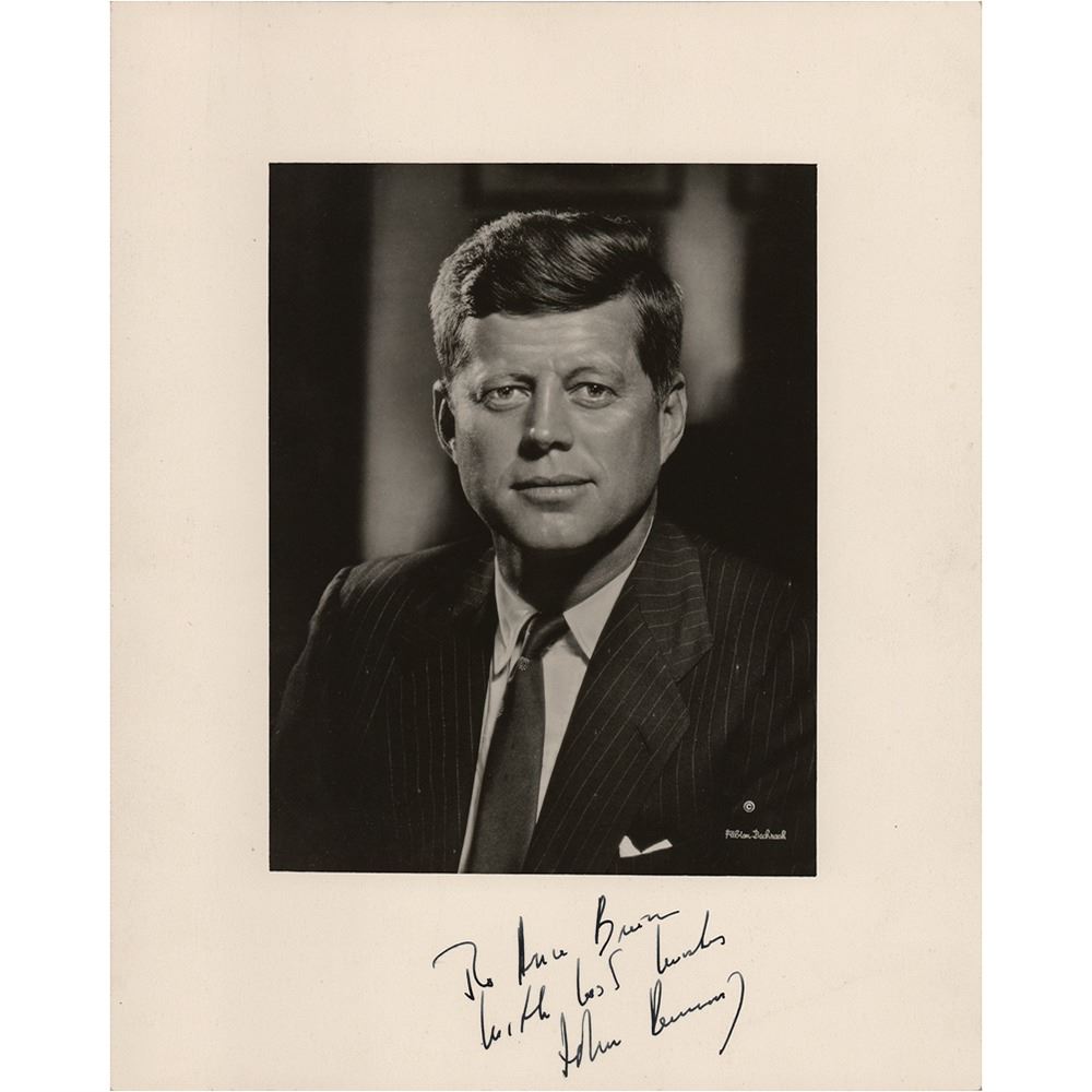 John F. Kennedy Signed Photograph as President