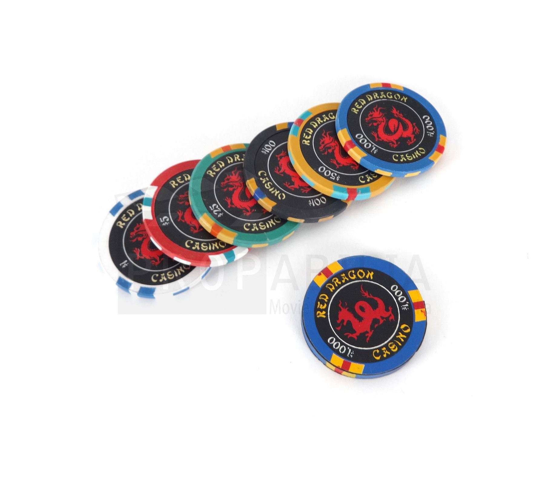 Rush Hour 2 (New Line Cinema, 2001) - Set of Red Dragon Casino Roulette ...