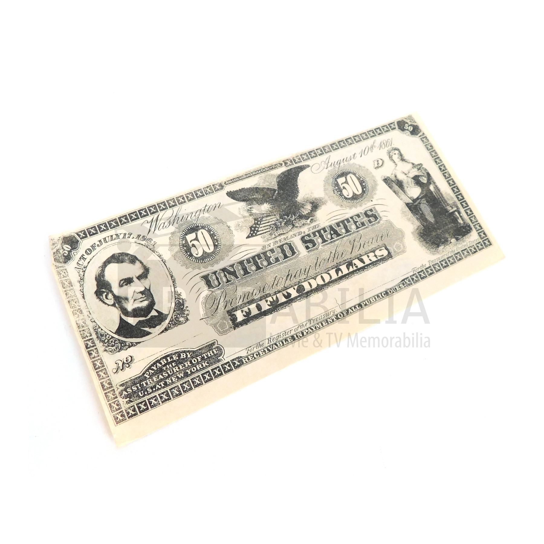 Scott A. Stephens (Atlanta, 1957-2005) 1861 50 Dollar Bill (0052)