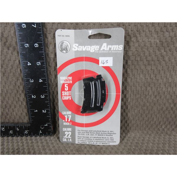 NEW - Savage Mach 2 - .22 Cal L.R. 5 Shot Magazine NEW - Savage Mach 2 - .22 Cal L.R. 5 Shot Magazine