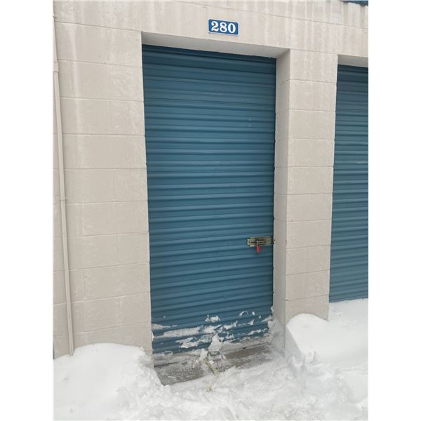 Locker 280 5x5 penticton Self storage 380 industrial ave East