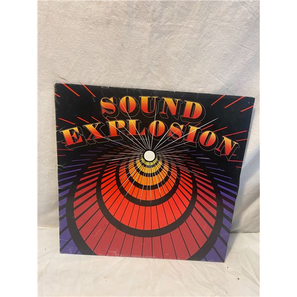 Sound explosion record