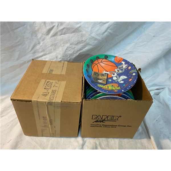 7" space jam dessert plates