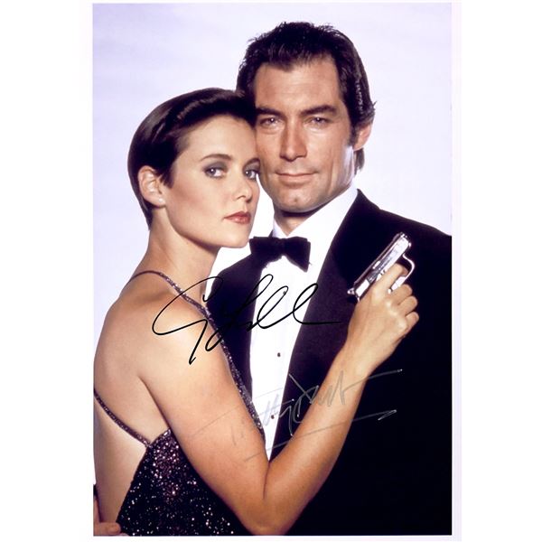 Timothy Dalton Autograph Signed James Bond 007 Photo