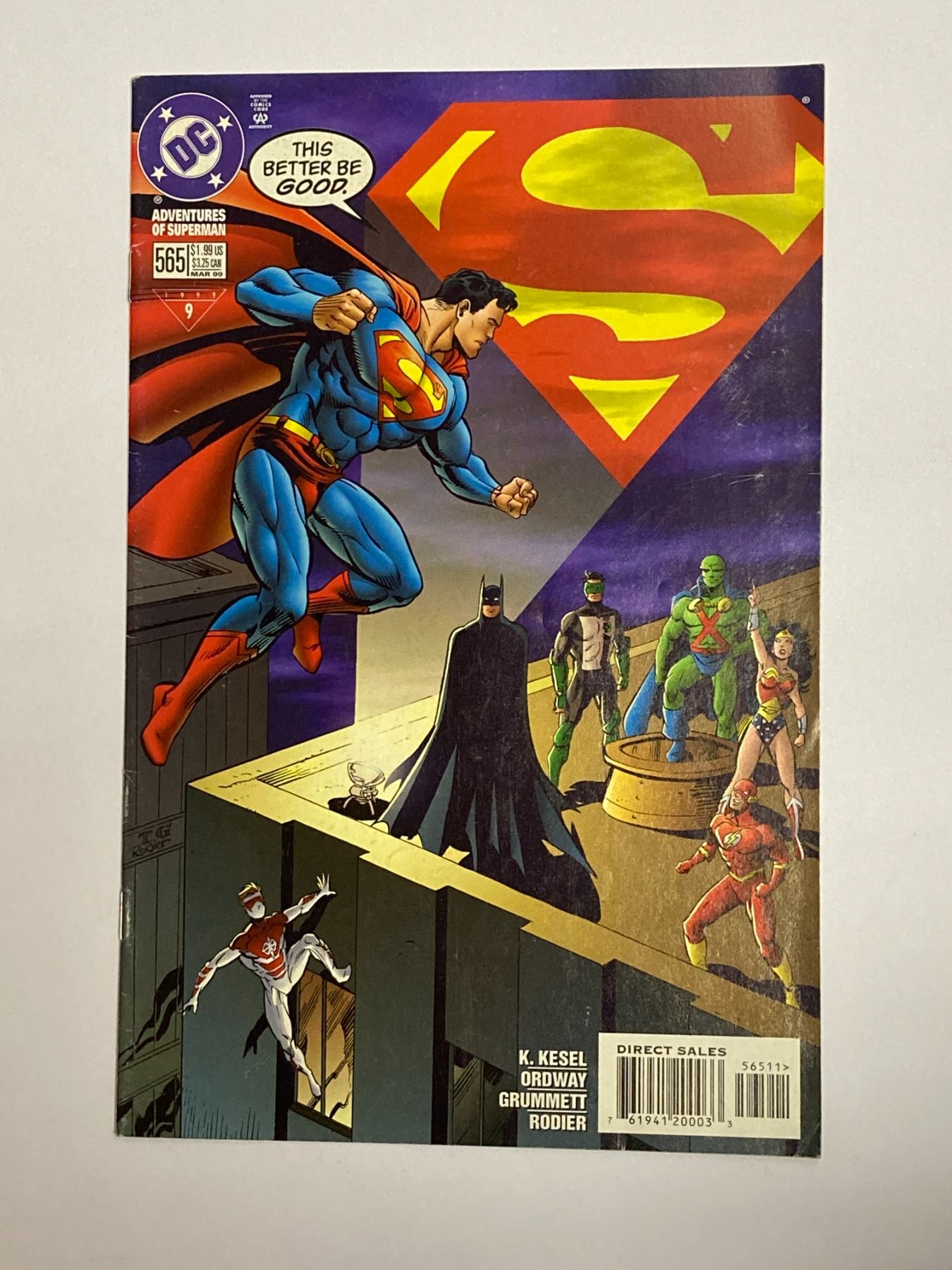 Superman #565 Vintage DC Comic Book