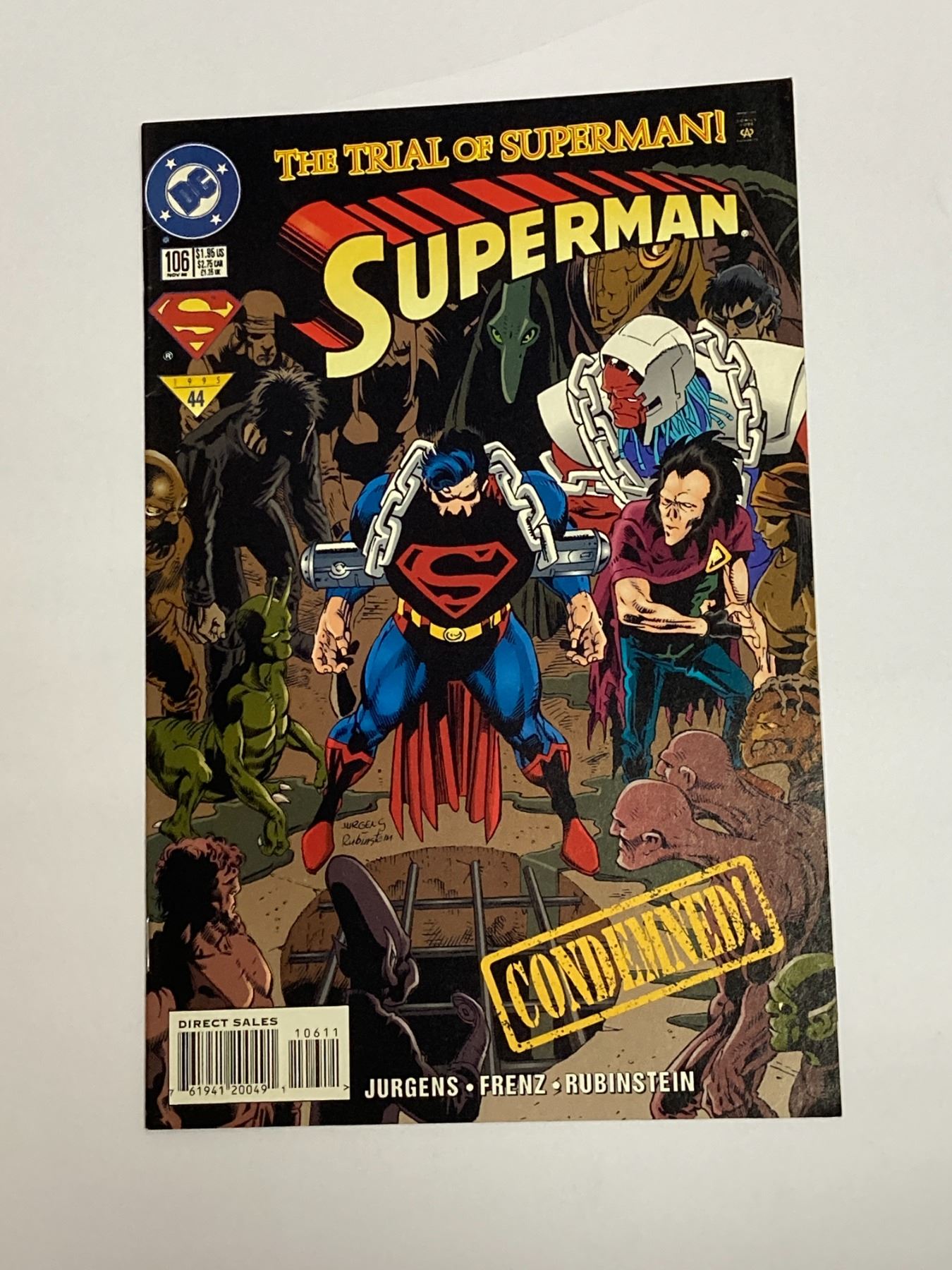 Superman #44 Vintage DC Comic Book