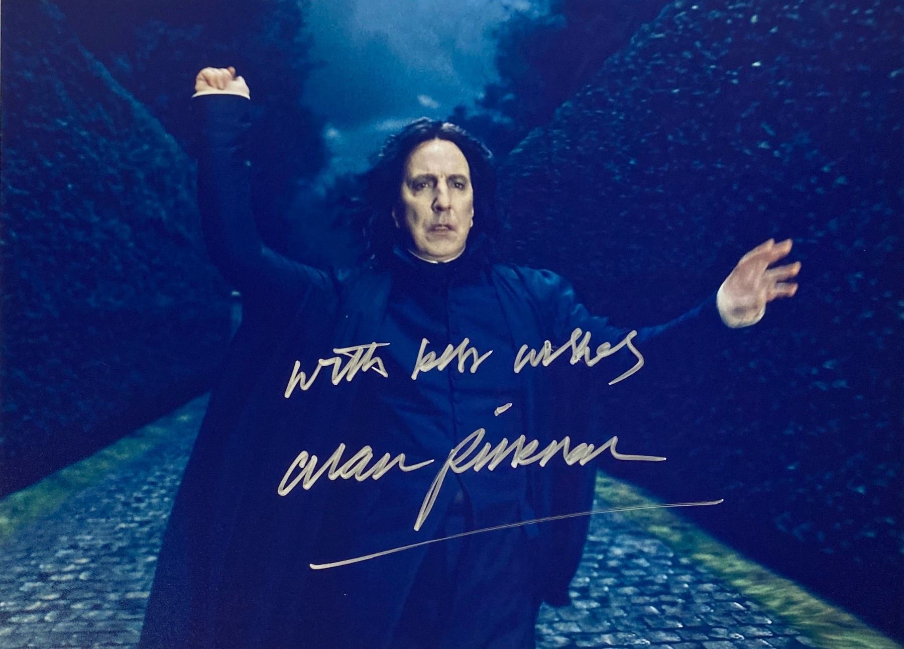 Autograph Signed Harry Potter Professor Snape Photo