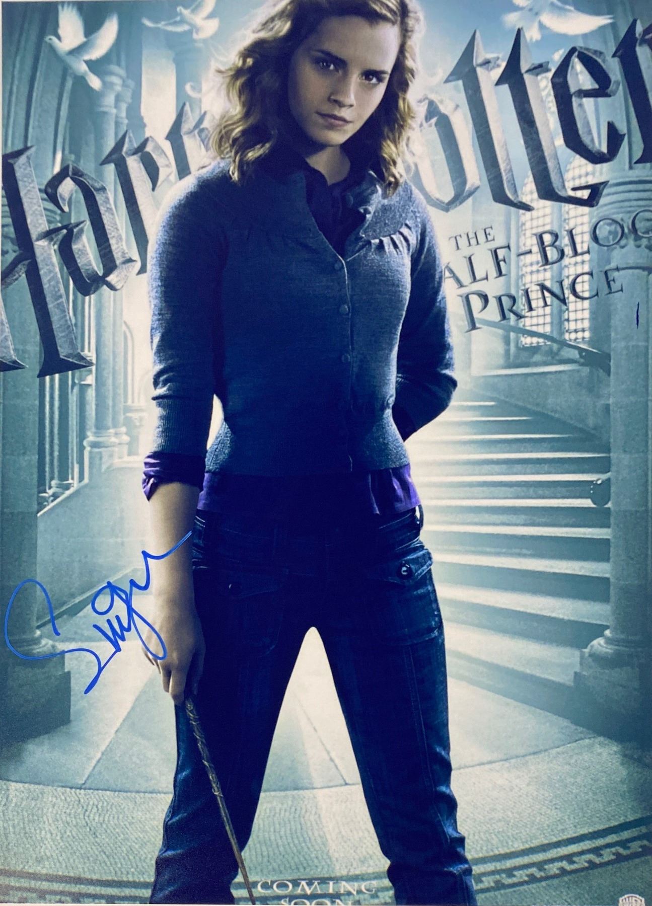 Autograph Signed Harry Potter Emma Watson Photo