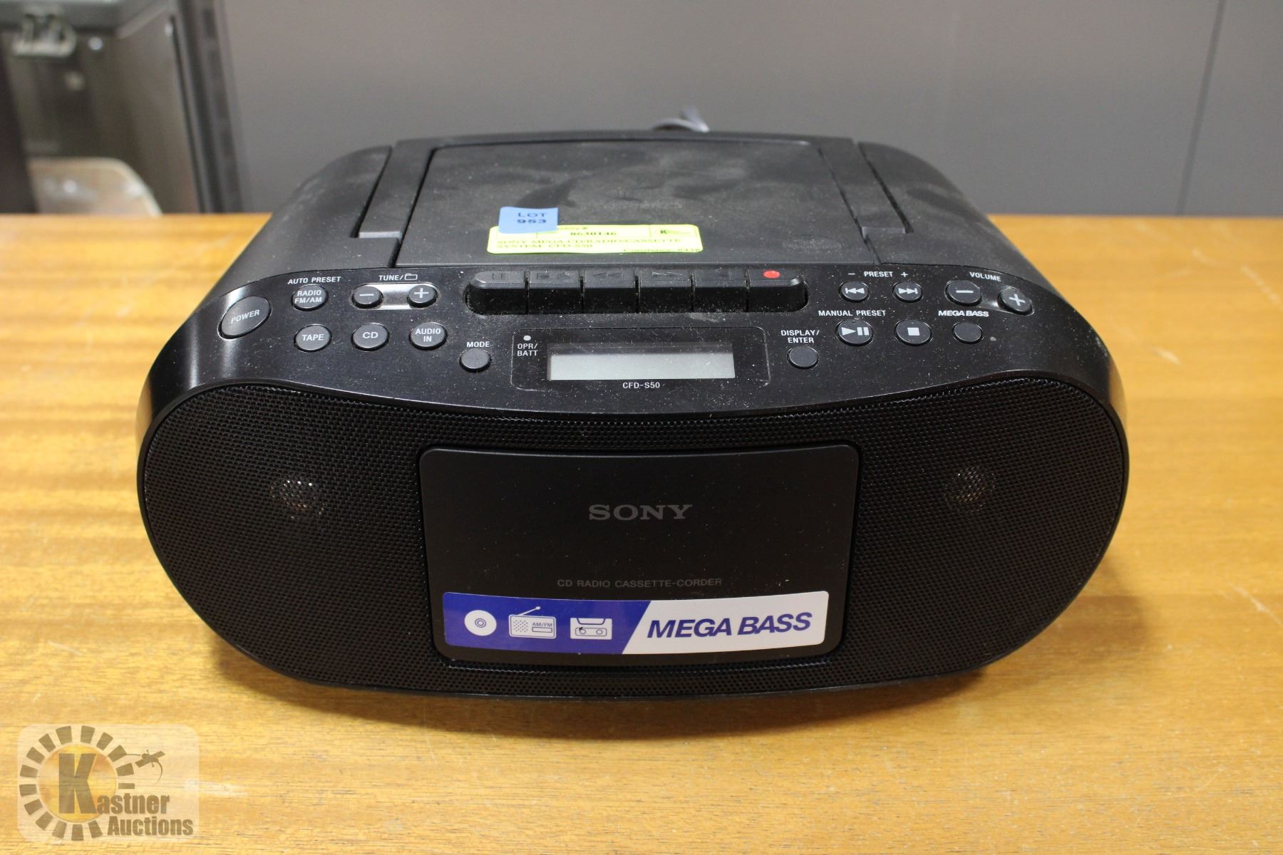 SONY MEGA CD/RADIO/CASSETTE SYSTEM- CFD-S50