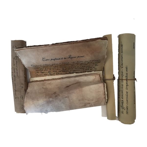 Underworld: Rise of the Lycans Great Hall Scrolls Movie Props