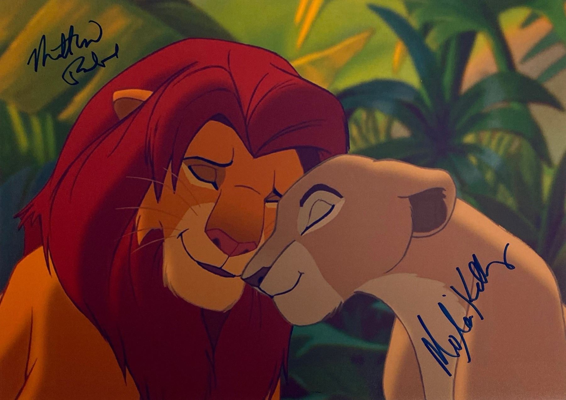 Autograph Signed Lion King Matthew Broderick Photo