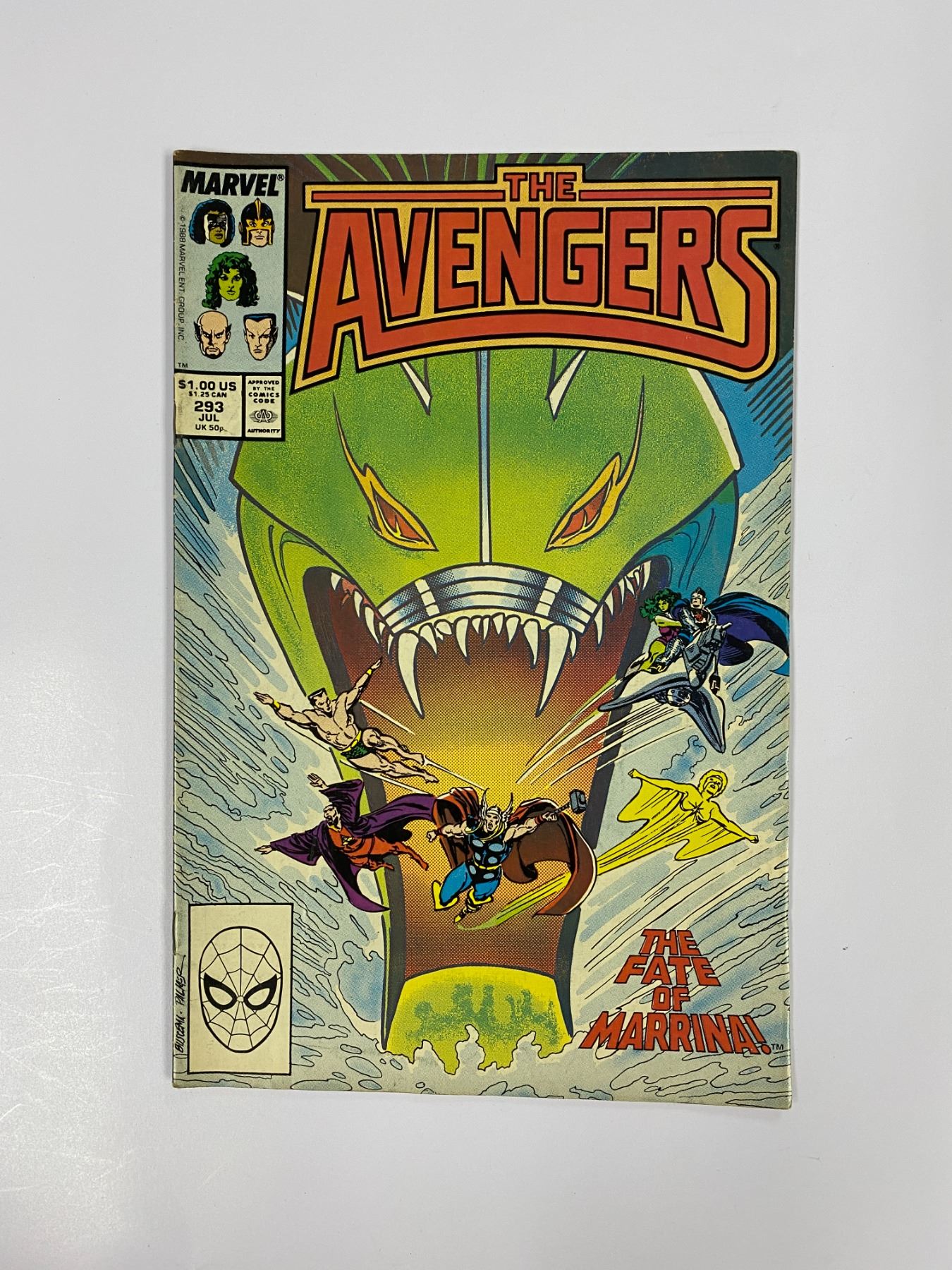 Avengers 293 Vintage Comic Book