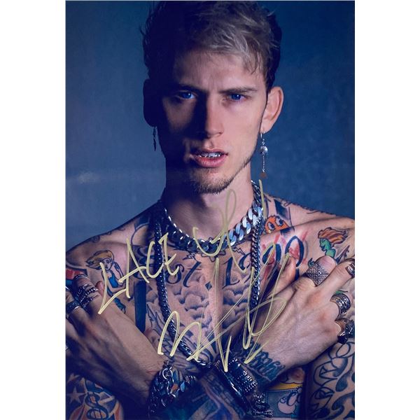Autograph Signed Machine Gun Kelly Photo