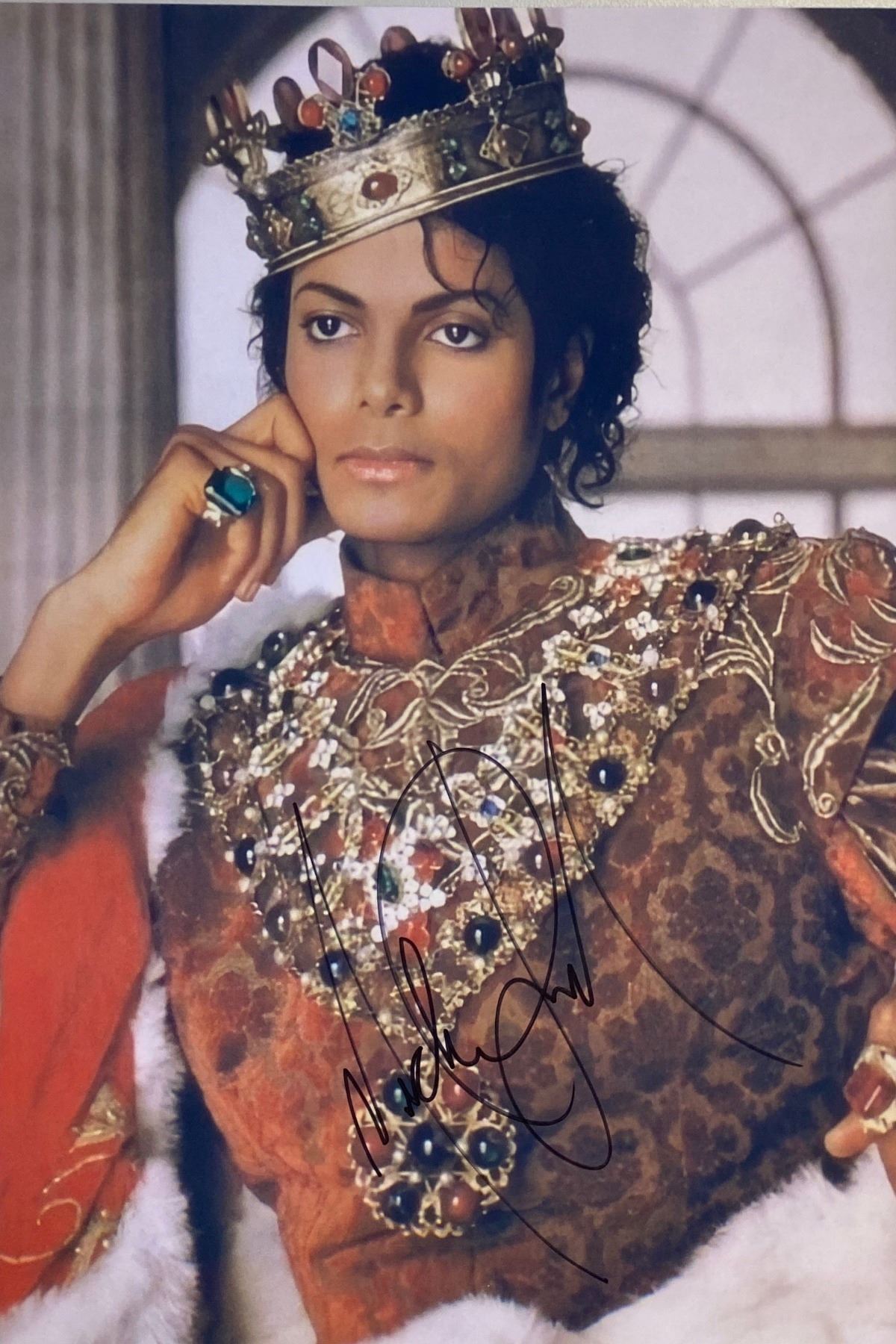 Autograph Signed Michael Jackson Photo