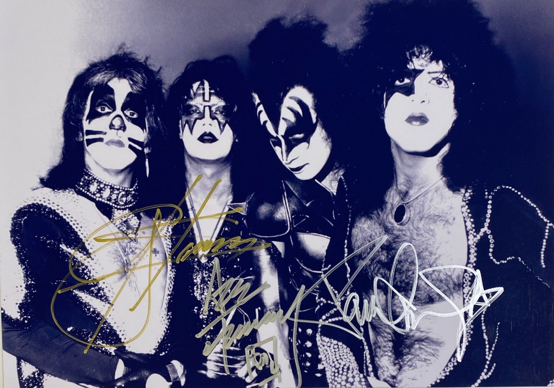 Autograph Signed KISS Gene Simmons Photo