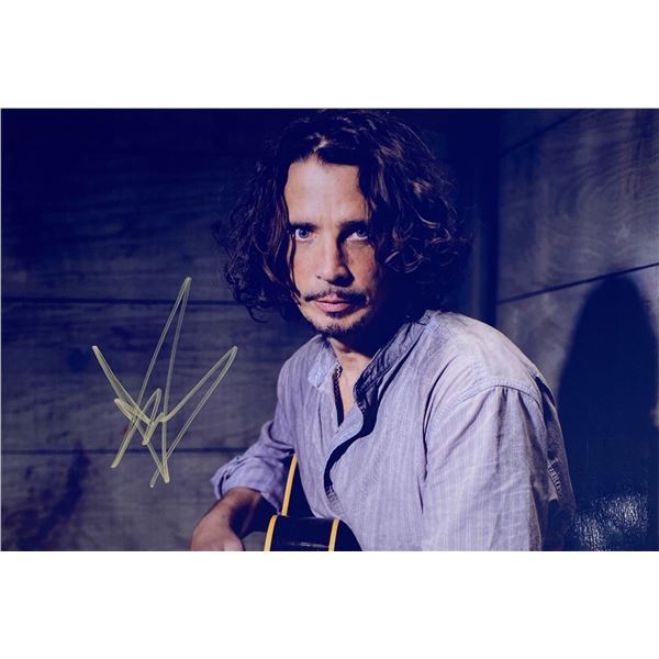 Autograph Signed Chris Cornell Photo