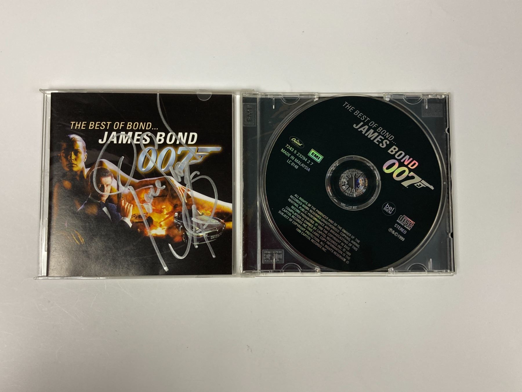 Autograph Signed James Bond 007 Soundtrack