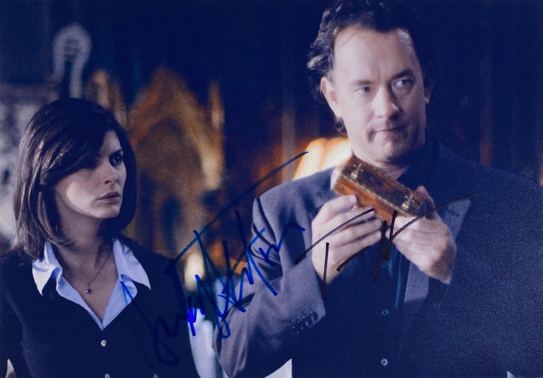 Autograph Signed Da Vinci Code Photo