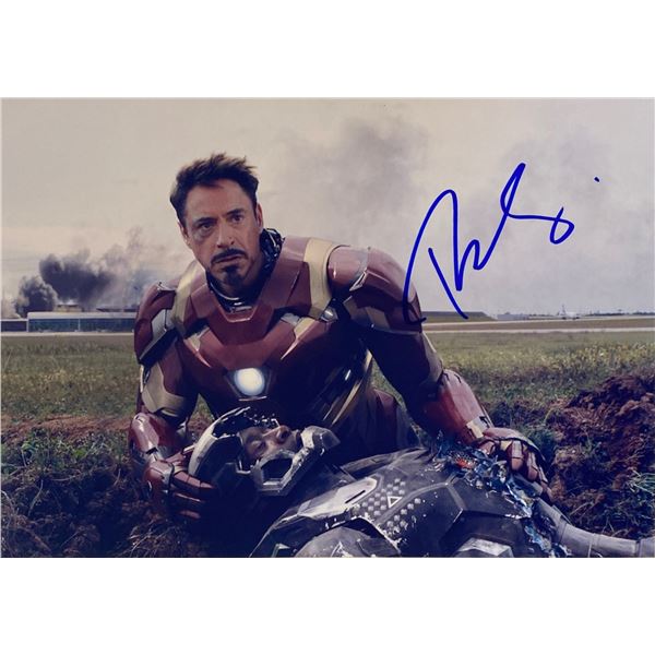 Autograph Signed Robert Downey Jr Photo