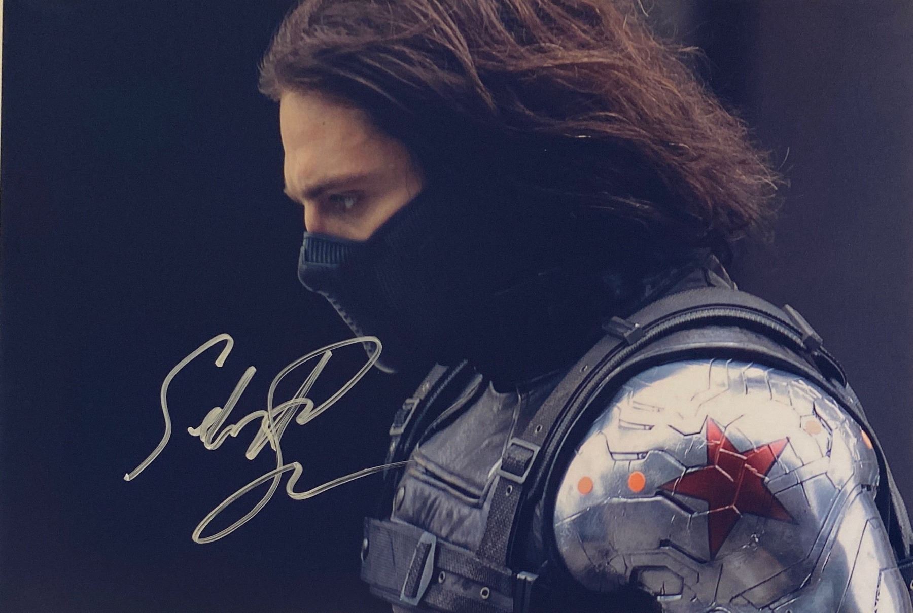 Autograph Signed Sebastian Stan Photo