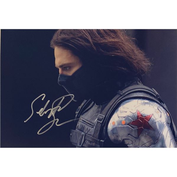 Autograph Signed Sebastian Stan Photo