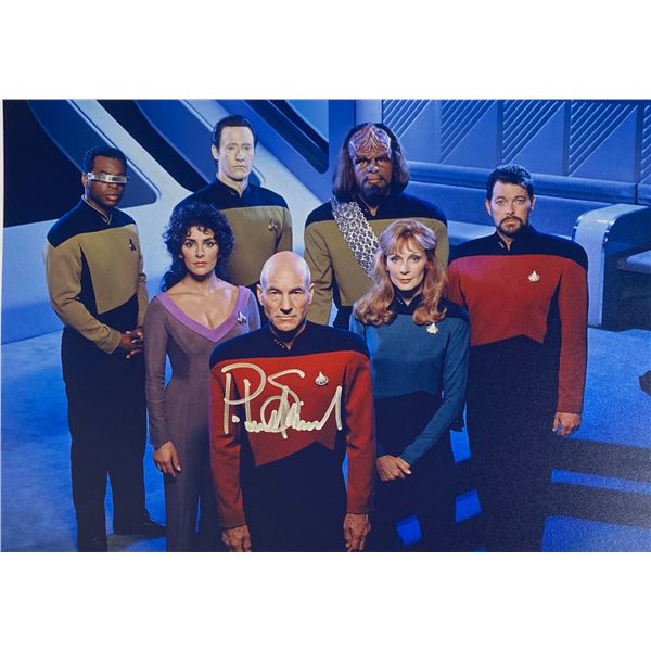 Autograph Signed Patrick Stewart Photo