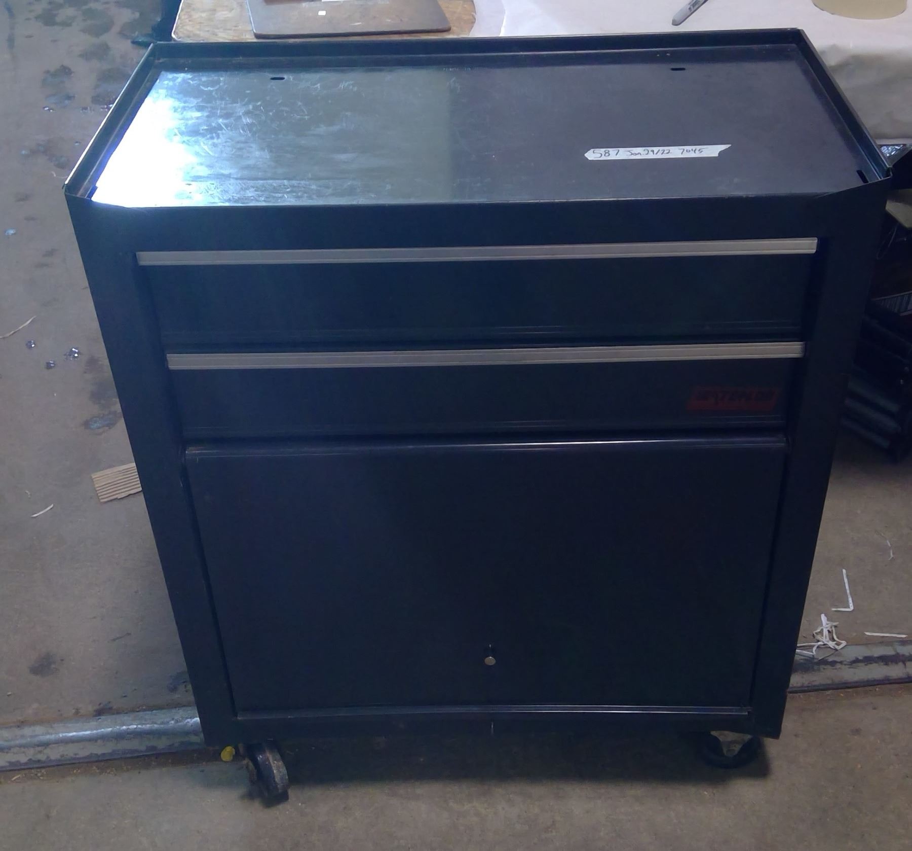 Waterloo Steel Toolbox/Cart, 2 Drawer, Comes full of Tools