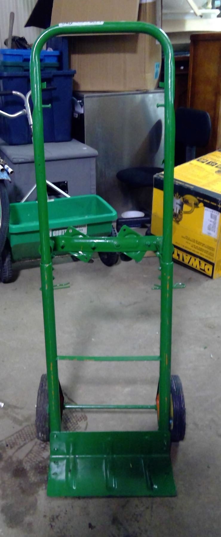 Green Painted Metal Dolly - Schmalz Auctions