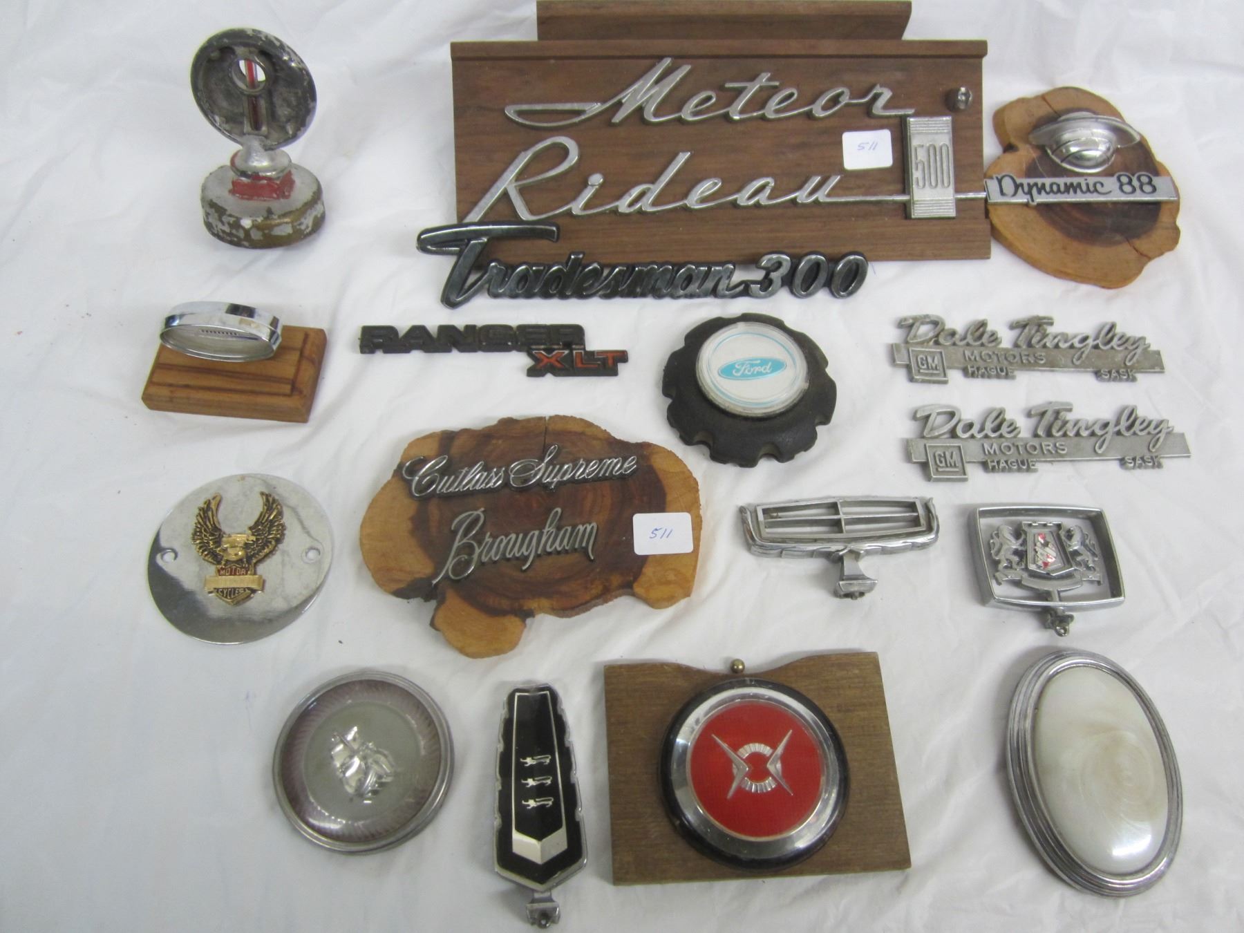 Large Lot of Car Emblems
