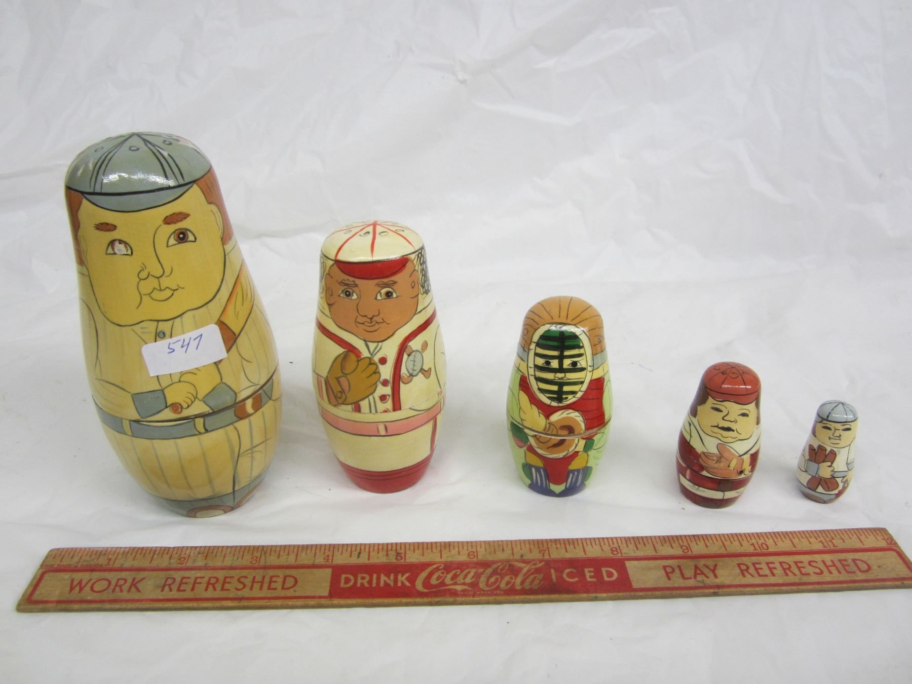 Baseball Nesting Dolls - Schmalz Auctions