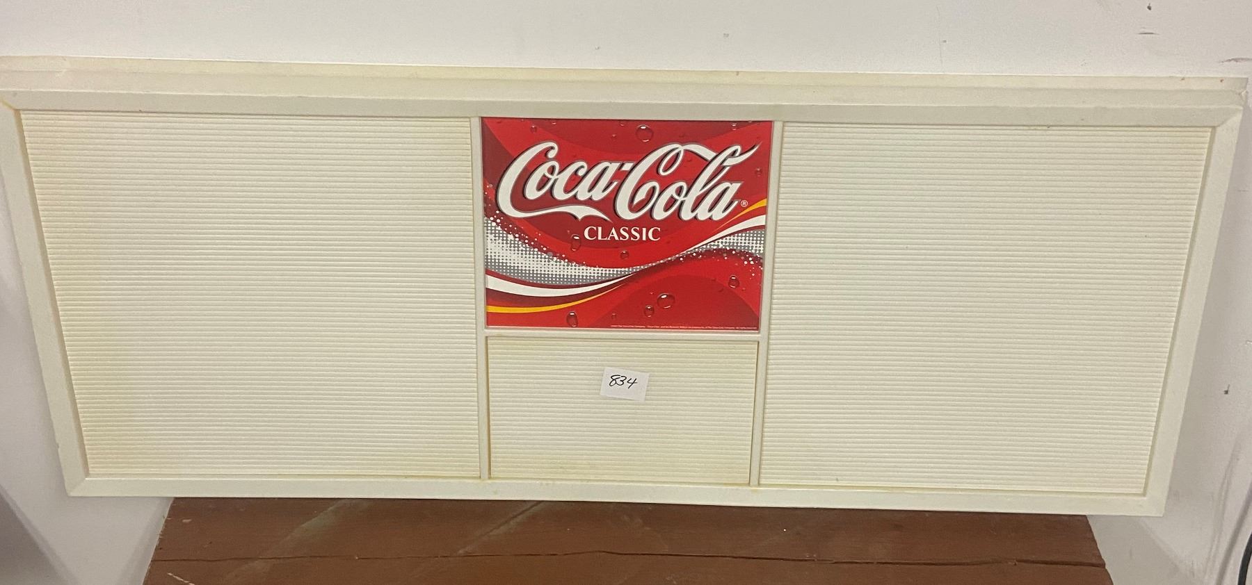 Coca-Cola Plastic Menu Board 48x20in. - Schmalz Auctions