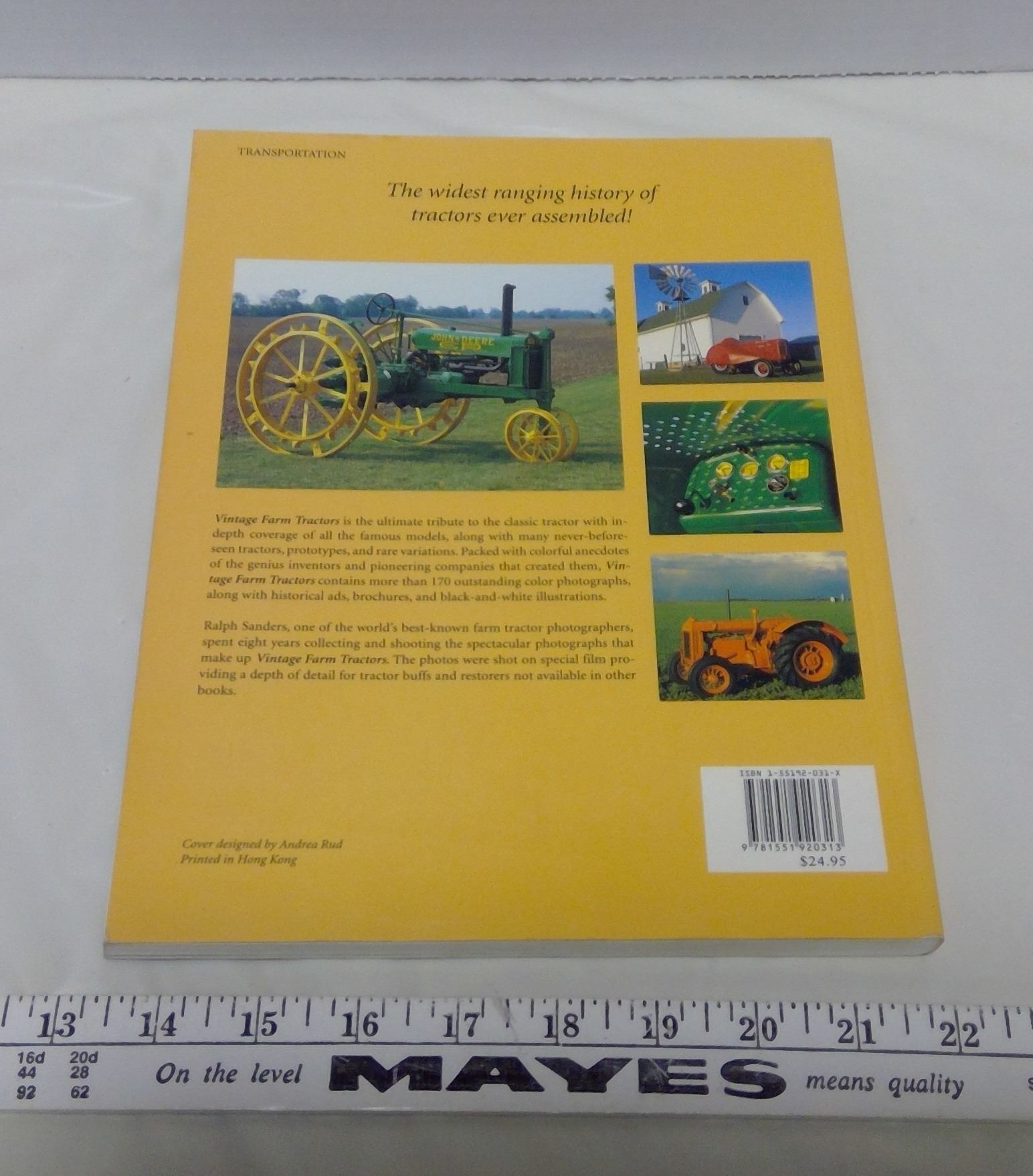 Vintage Farm Tractors Book