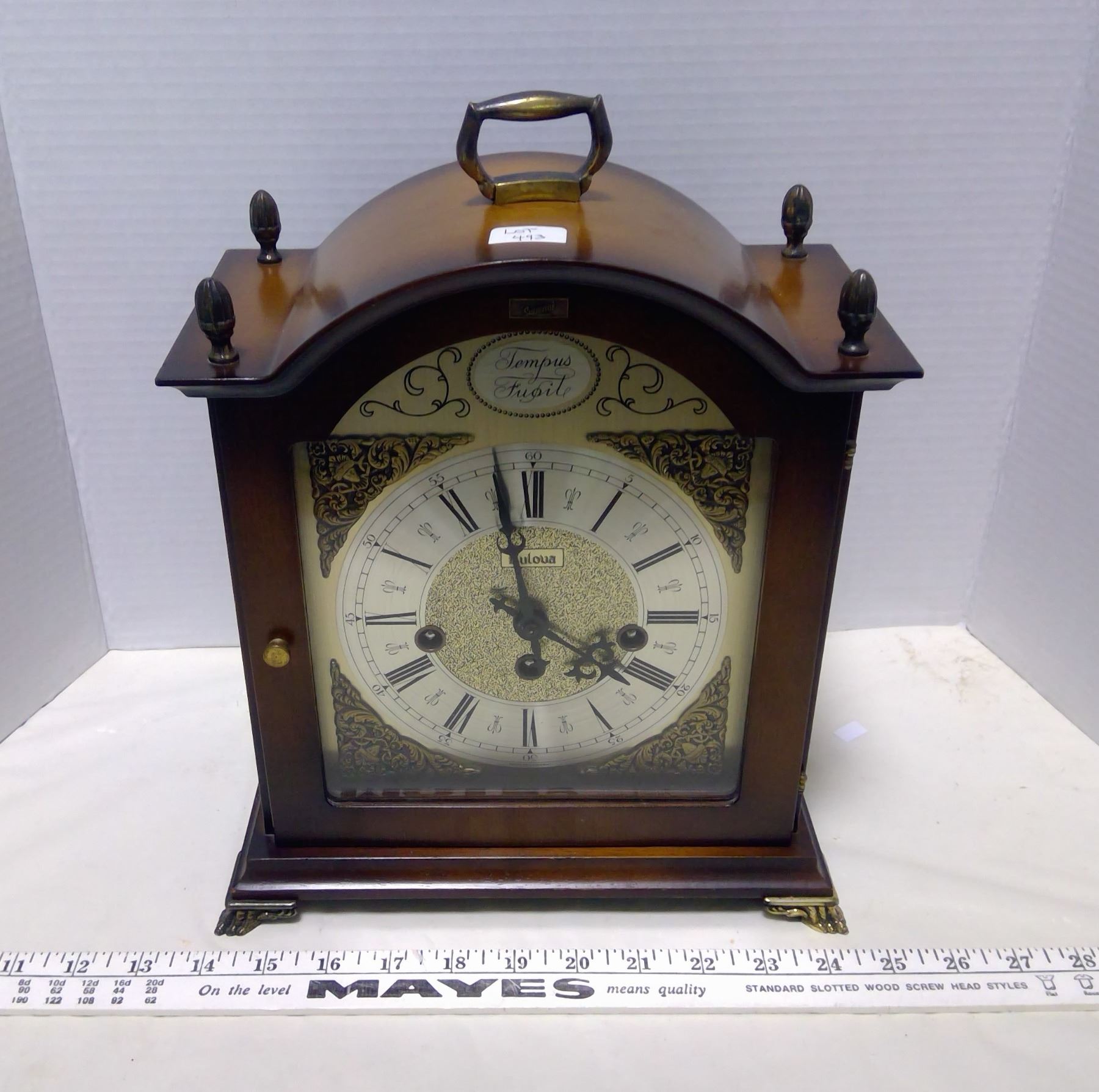 "Bulova" Wind-up Carriage Clock - West Minister Chimes - Schmalz Auctions