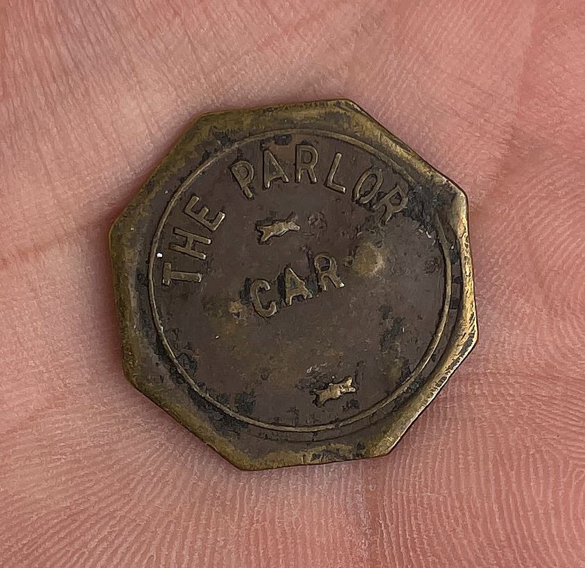 The Parlor Car Casper Wyoming 12 1/2c Trade Token