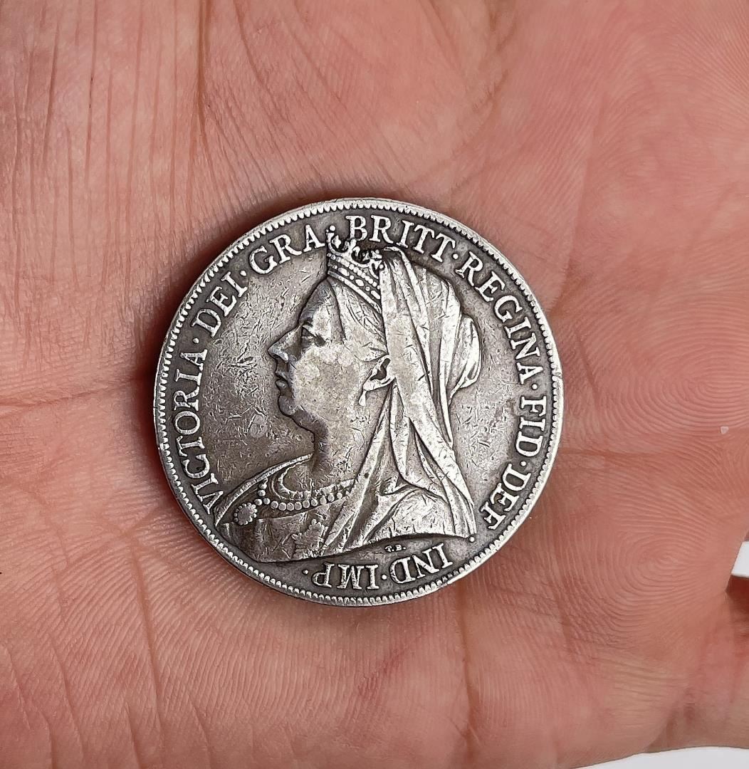 1899 Crown Victoria Silver Coin