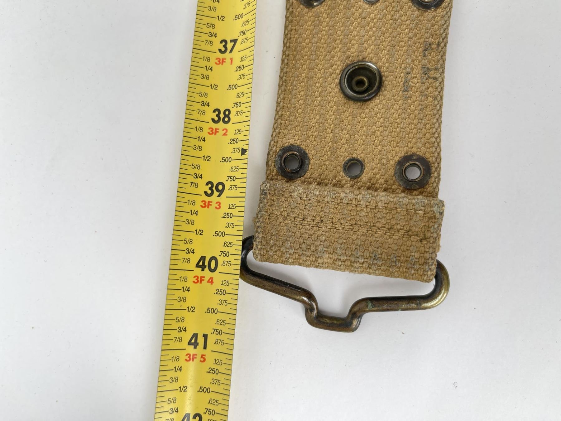 WW2 USMC Marine Corps Web Belt
