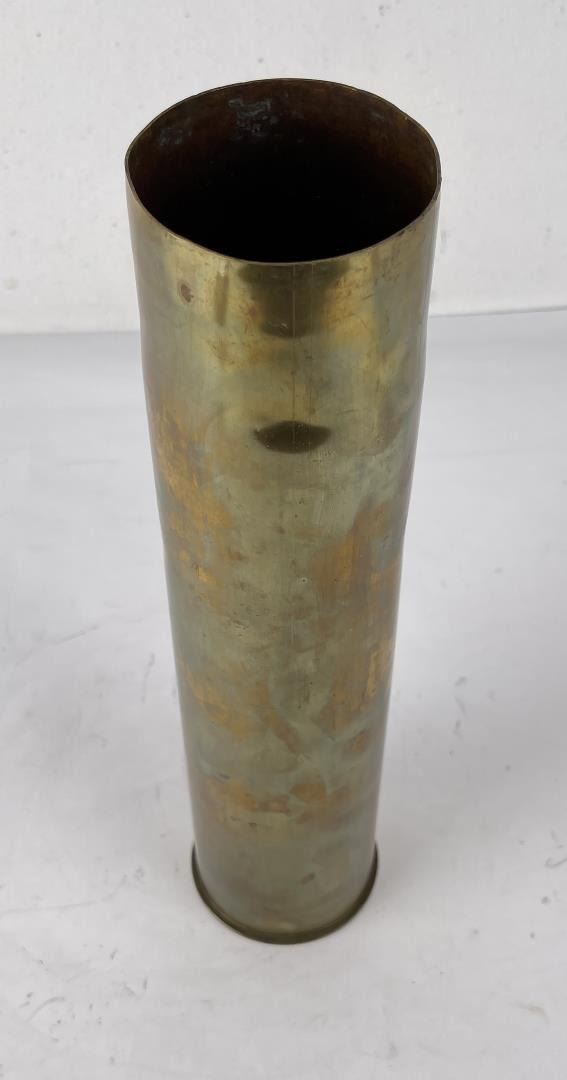 WW1 US Artillery 75mm Brass Shell Casing