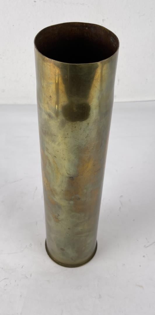 WW1 US Artillery 75mm Brass Shell Casing