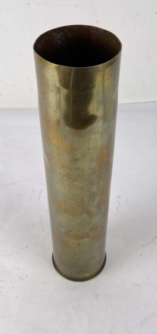 WW1 US Artillery 75mm Brass Shell Casing